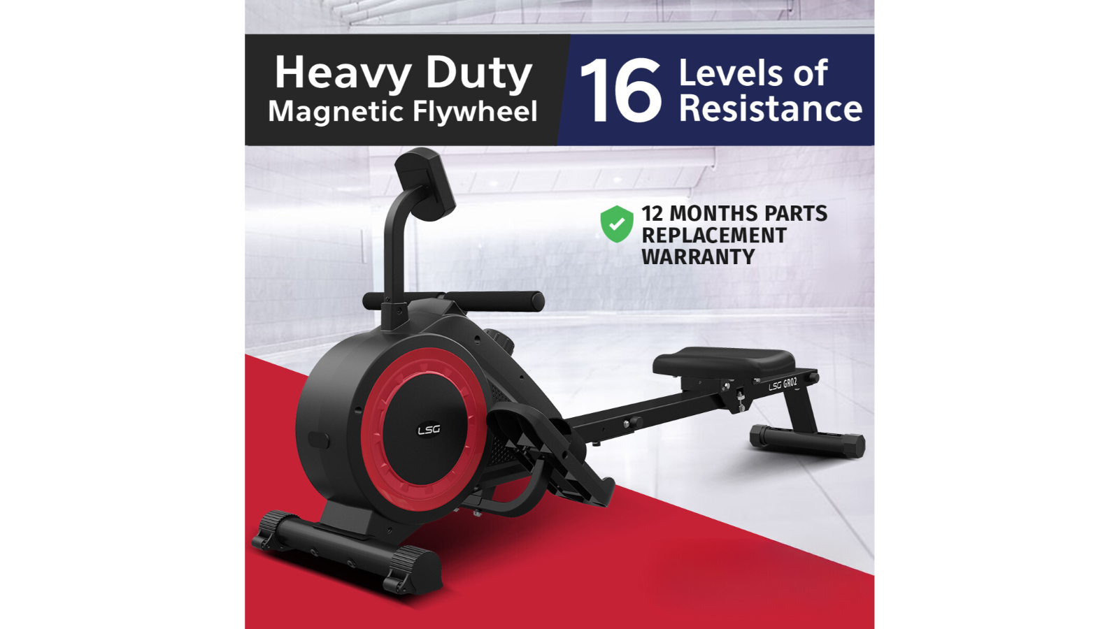 LSG GR-02 Magnetic Rowing Machine | Harvey Norman