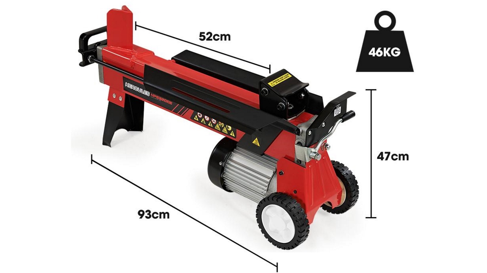 BAUMR AG 9 Ton Log Splitter 9T Small Machine Harvey Norman