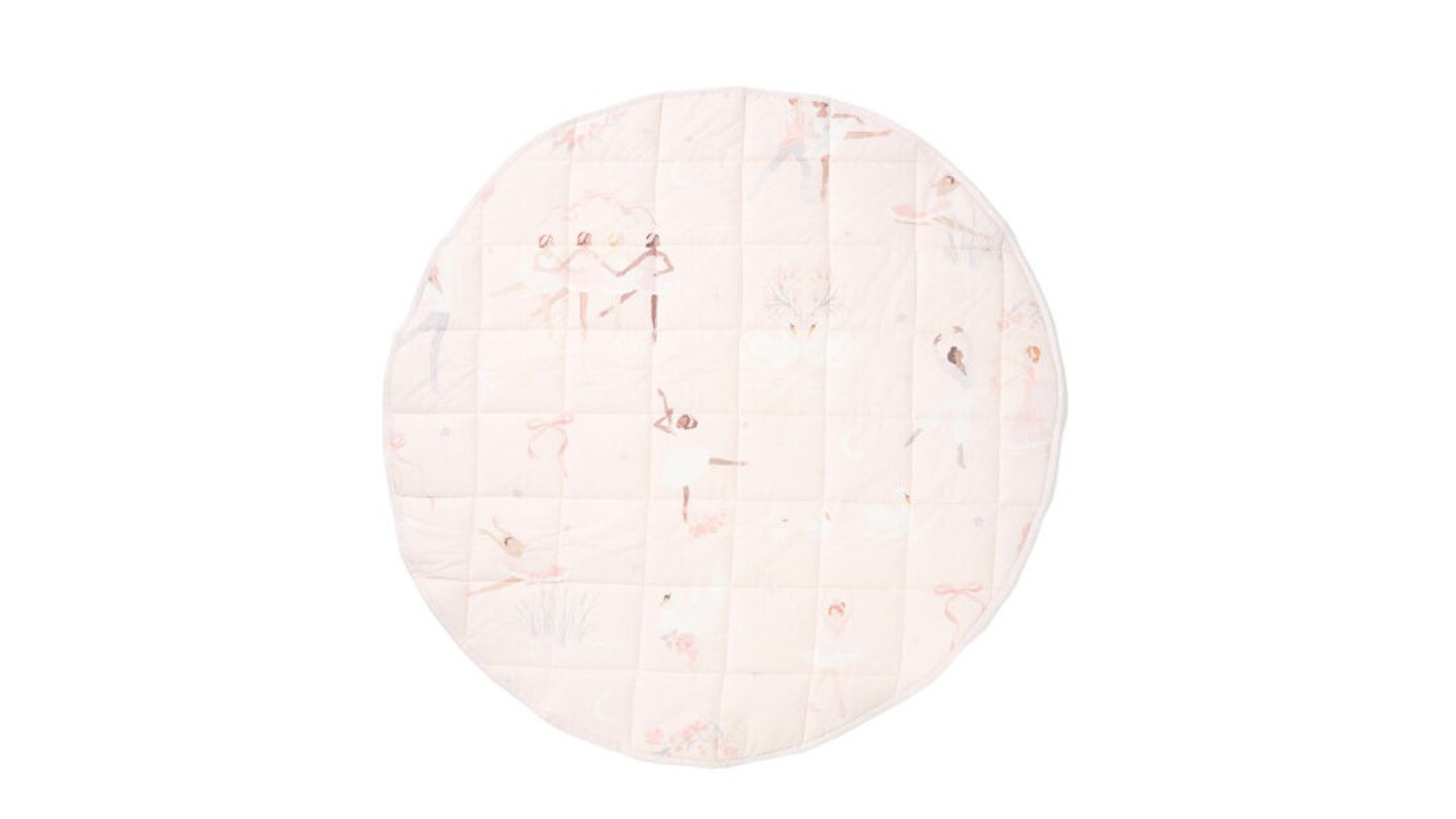 Linen House Kids Round Cotton Swan Lake Play Mat - Pink | Harvey Norman