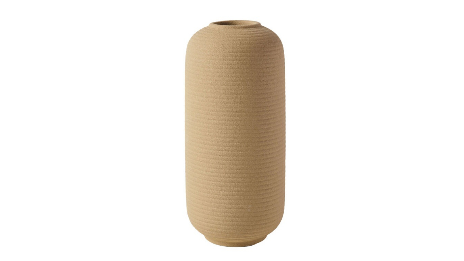 Linen House 26cm Paros Clay Stoneware Vase - Brown | Harvey Norman