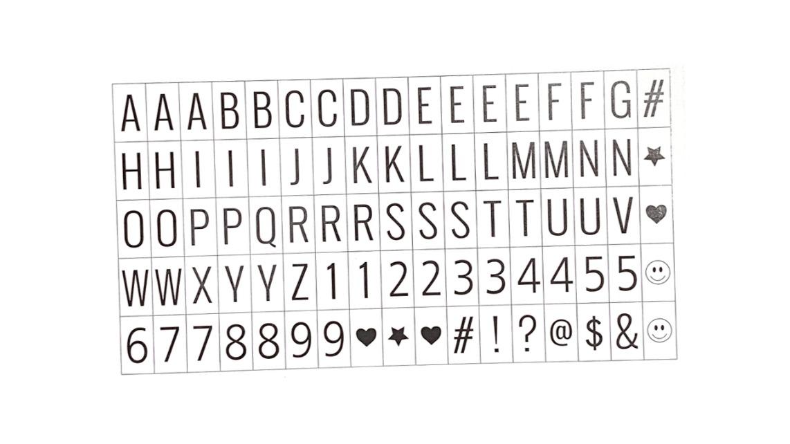 SuperOffice Box of 85 Character and Letters Display Light-Up | Harvey ...