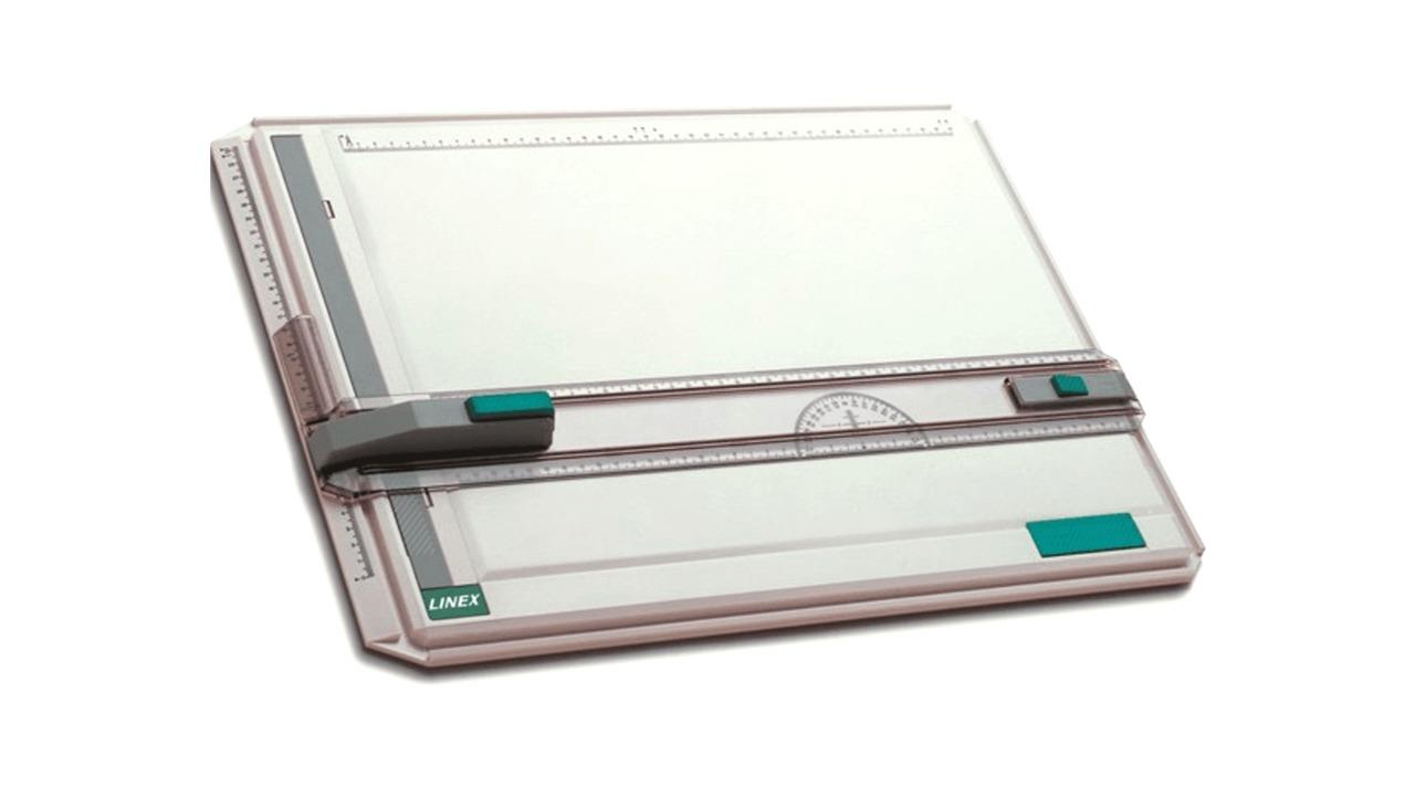 Linex 3045 Drawing Board A3 - White | Harvey Norman