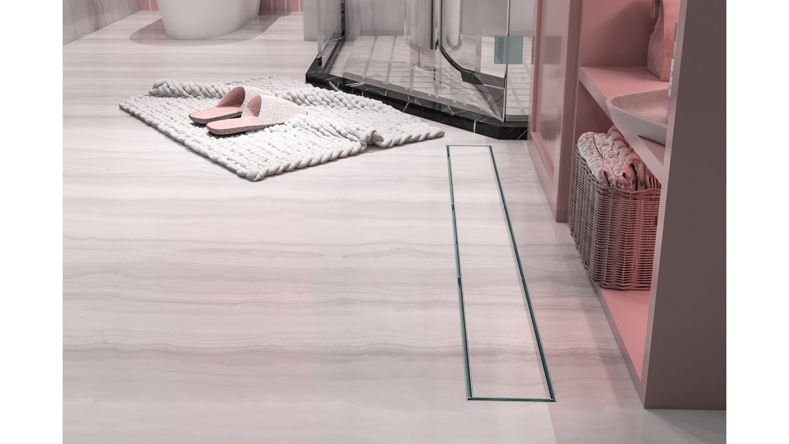 Linsol EzyFlow 900 Tile Insert Channel Grate - Brushed Stainless ...