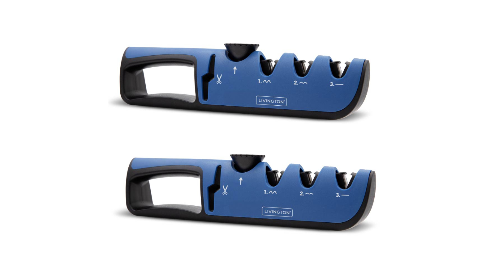 As Seen on TV Knife Sharpener Livington Blade Star - Pack of 2 | Harvey ...