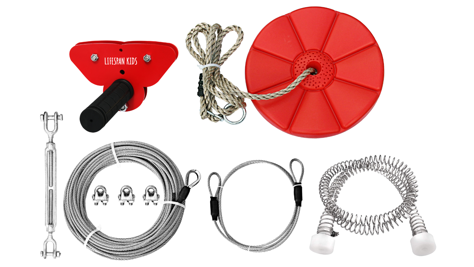 Lifespan Kids Woomera Flying Fox Kit with Monkey Swing | Harvey Norman