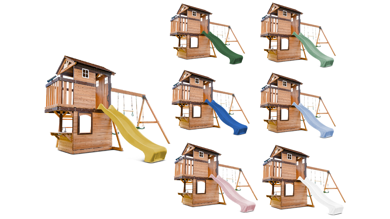 Lifespan Kids 2.2metre Darlington Swing Set and Play Centre with Slide ...