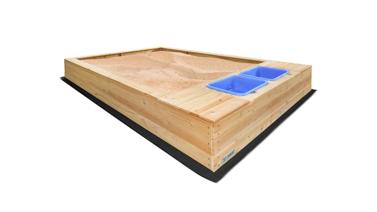 Lifespan Kids Mighty Rectangular Sandpit | Harvey Norman