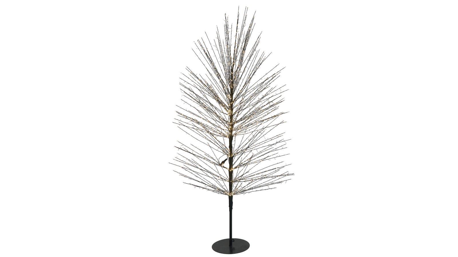 Lexi Lighting Lit Microdot Black Tree - Large | Harvey Norman