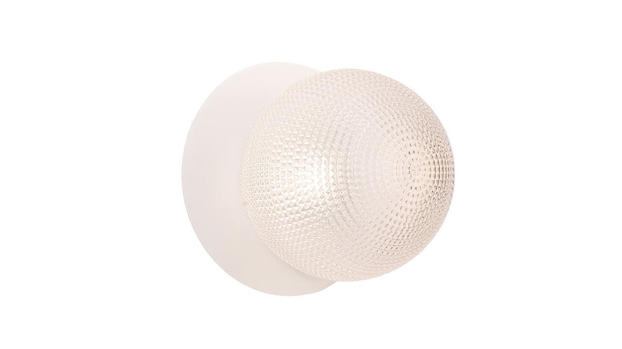 Lexi Lighting Odessa Diamond Cut Glass Warm White LED Wall Light with ...