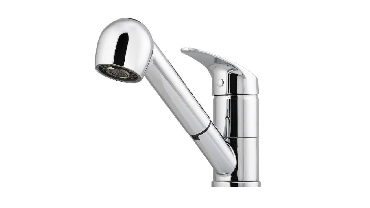 Oliveri London Pull Out Spray Mixer - Chrome | Harvey Norman