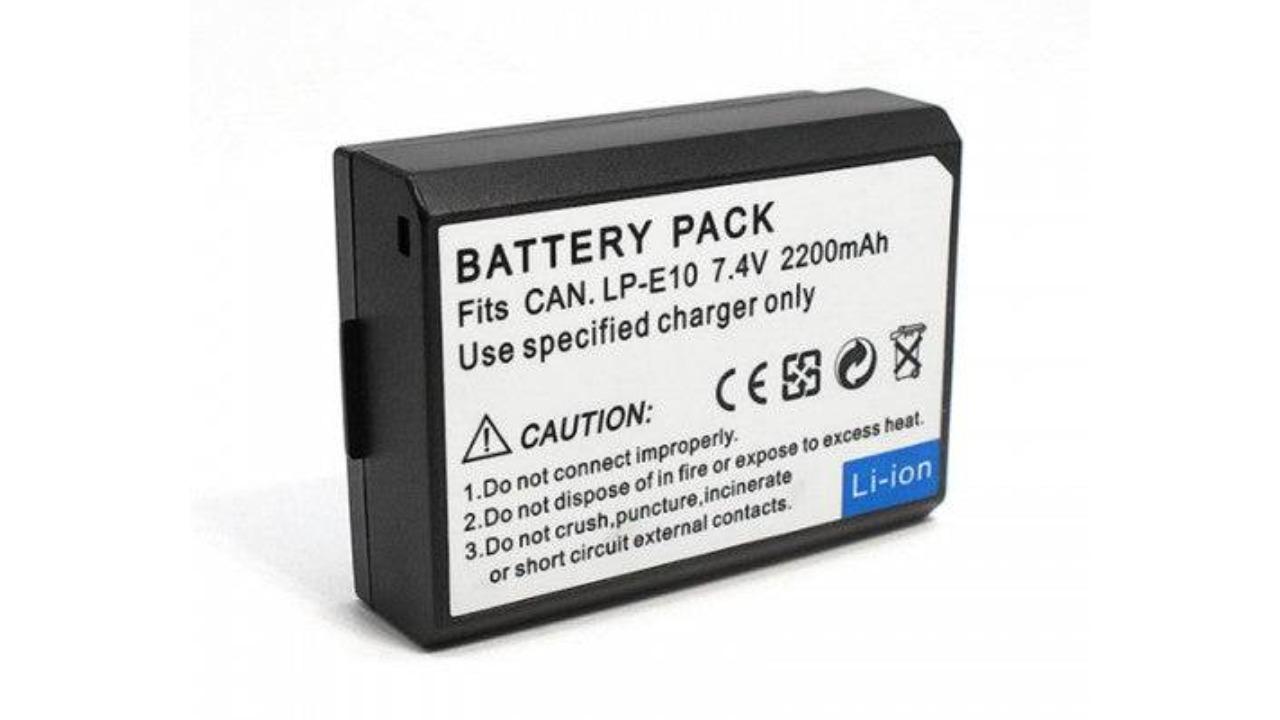 BatteryMate LP-E10 Compatible Battery for Canon EOS 1500D 1300D 1100D ...
