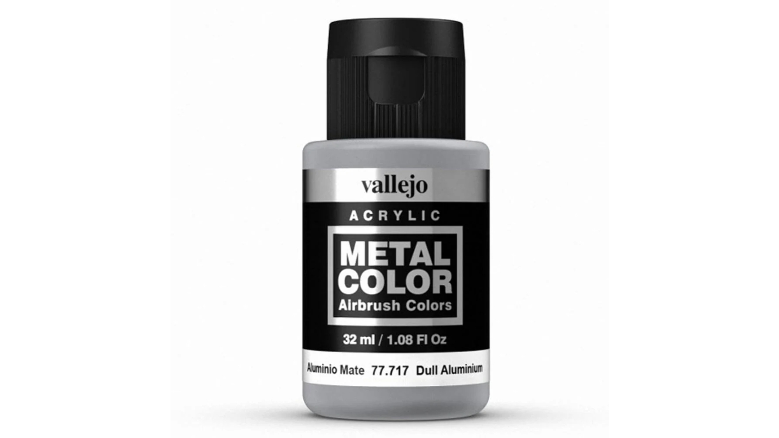 Vallejo 32ml Metal Colour Paint - Dull Aluminium | Harvey Norman