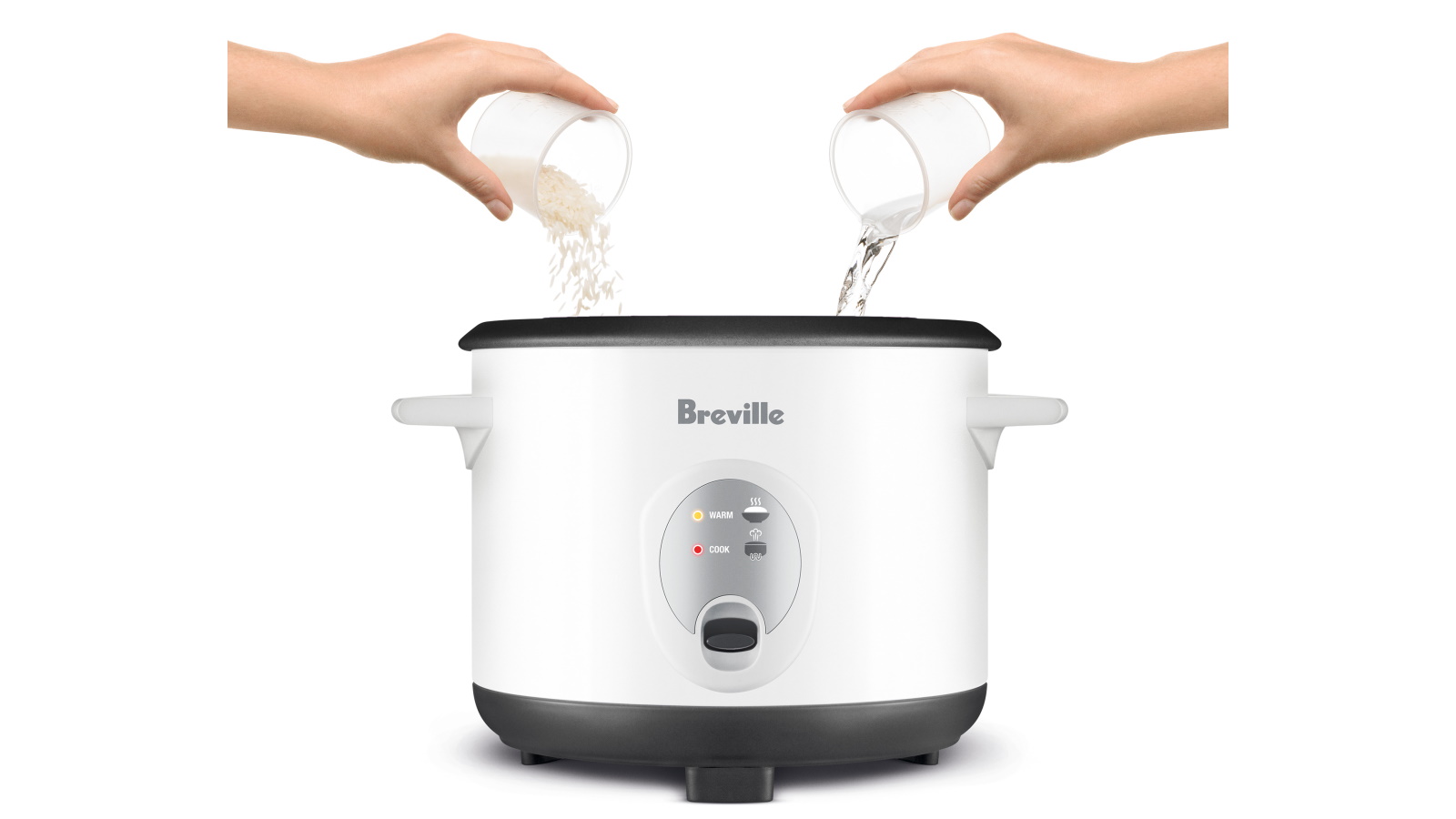 Breville the Set & Serve 8 Cup Rice Cooker & Steamer - White | Harvey ...