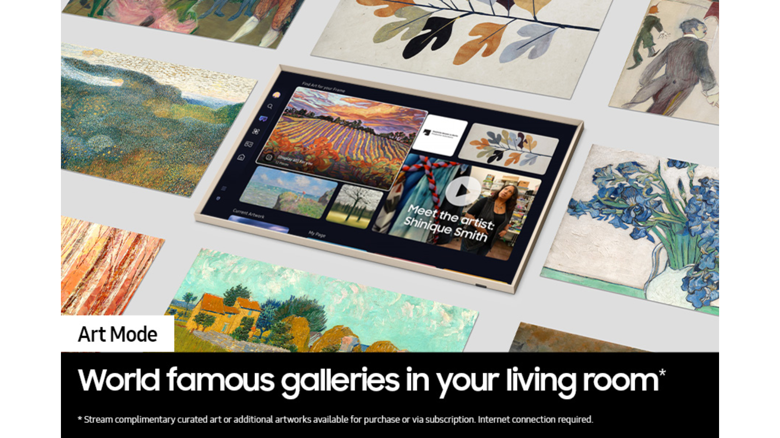 Samsung 43-inch The Frame LS03D QLED 4K Smart TV | Harvey Norman