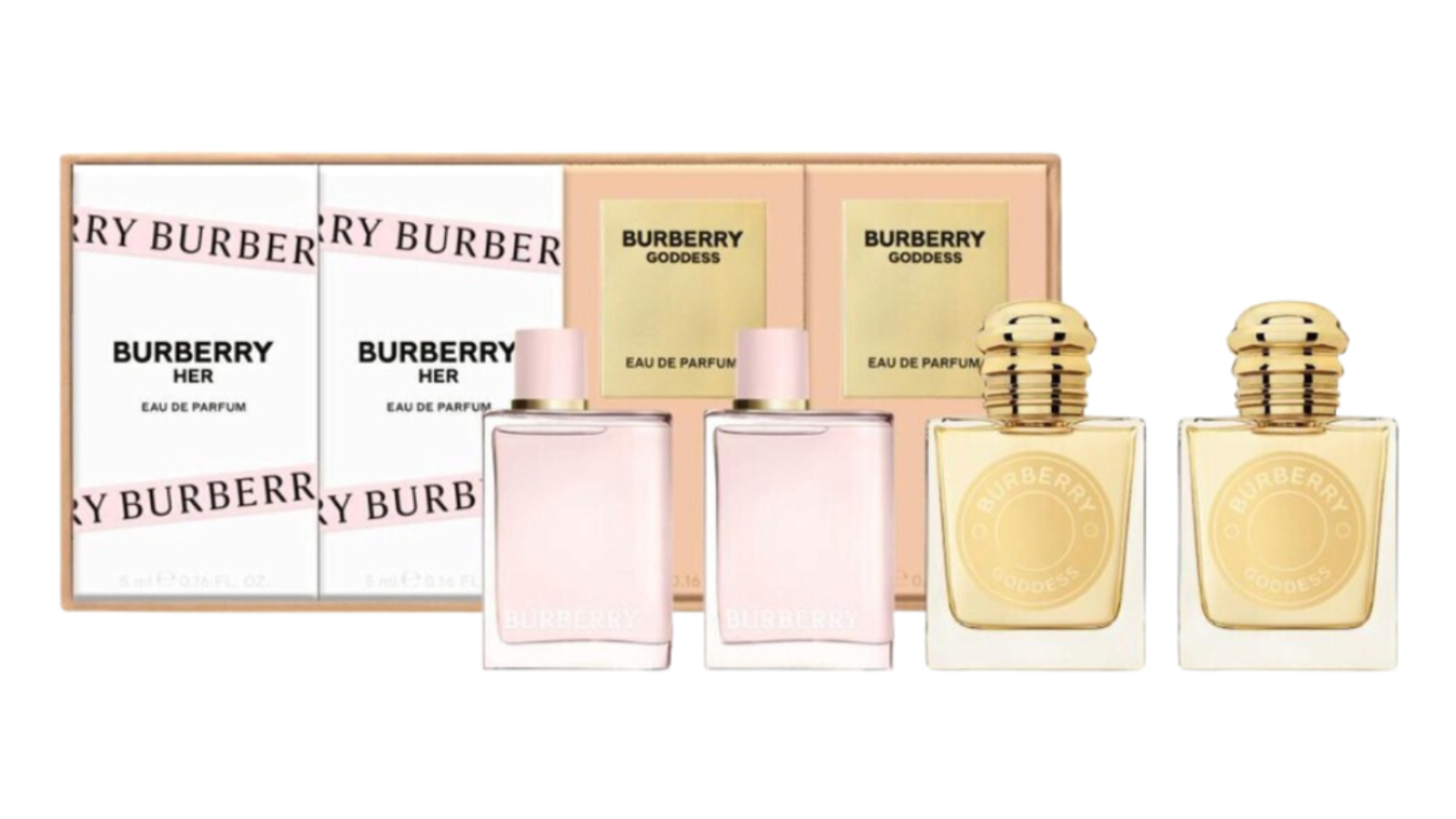 Burberry 4 Piece Miniature Collection Set for Women | Harvey Norman