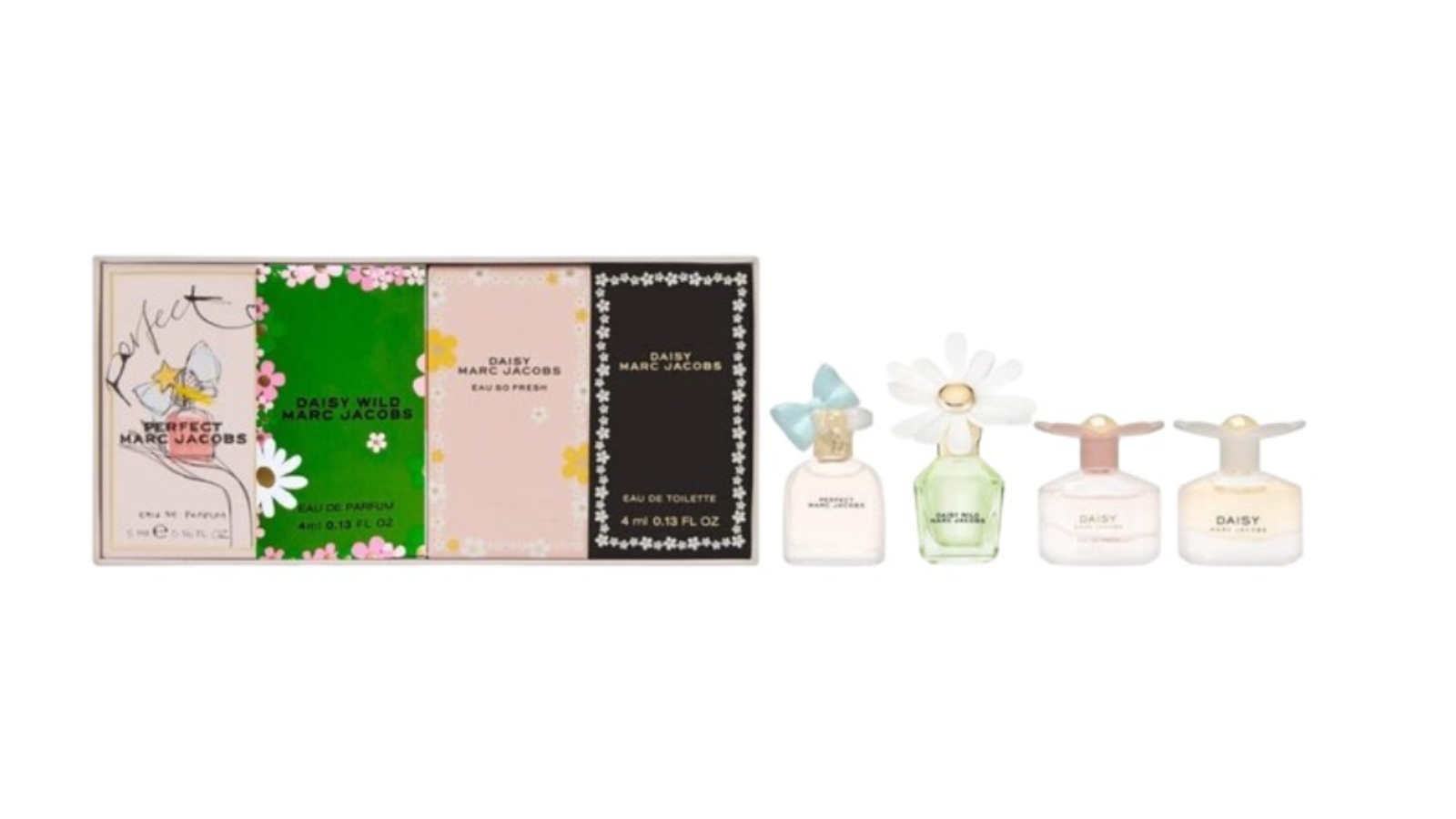 Marc Jacobs 4 Piece Miniature Collection Set for Women | Harvey Norman