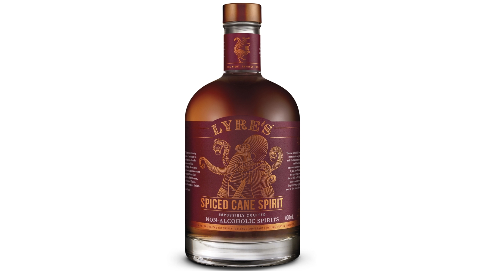 Lyre's Spiced Cane 700ml Non-Alcoholic Spirit - Spiced Rum Style ...