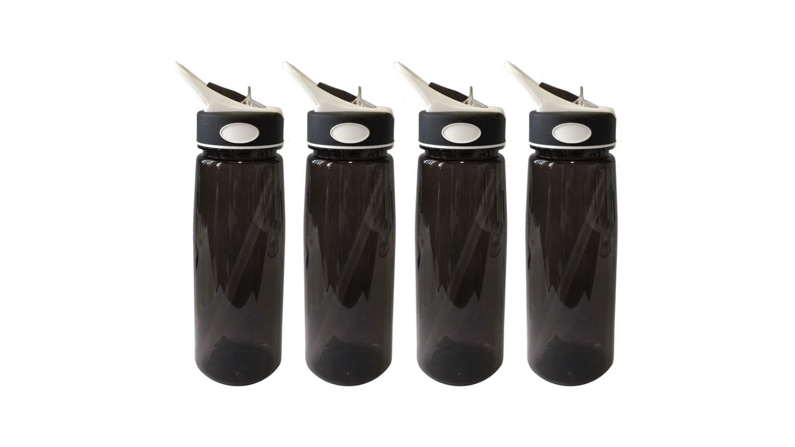 Pack of 4 800ml Sucker Drinking Water/Juice Drinks Sports/Gym Bottle ...