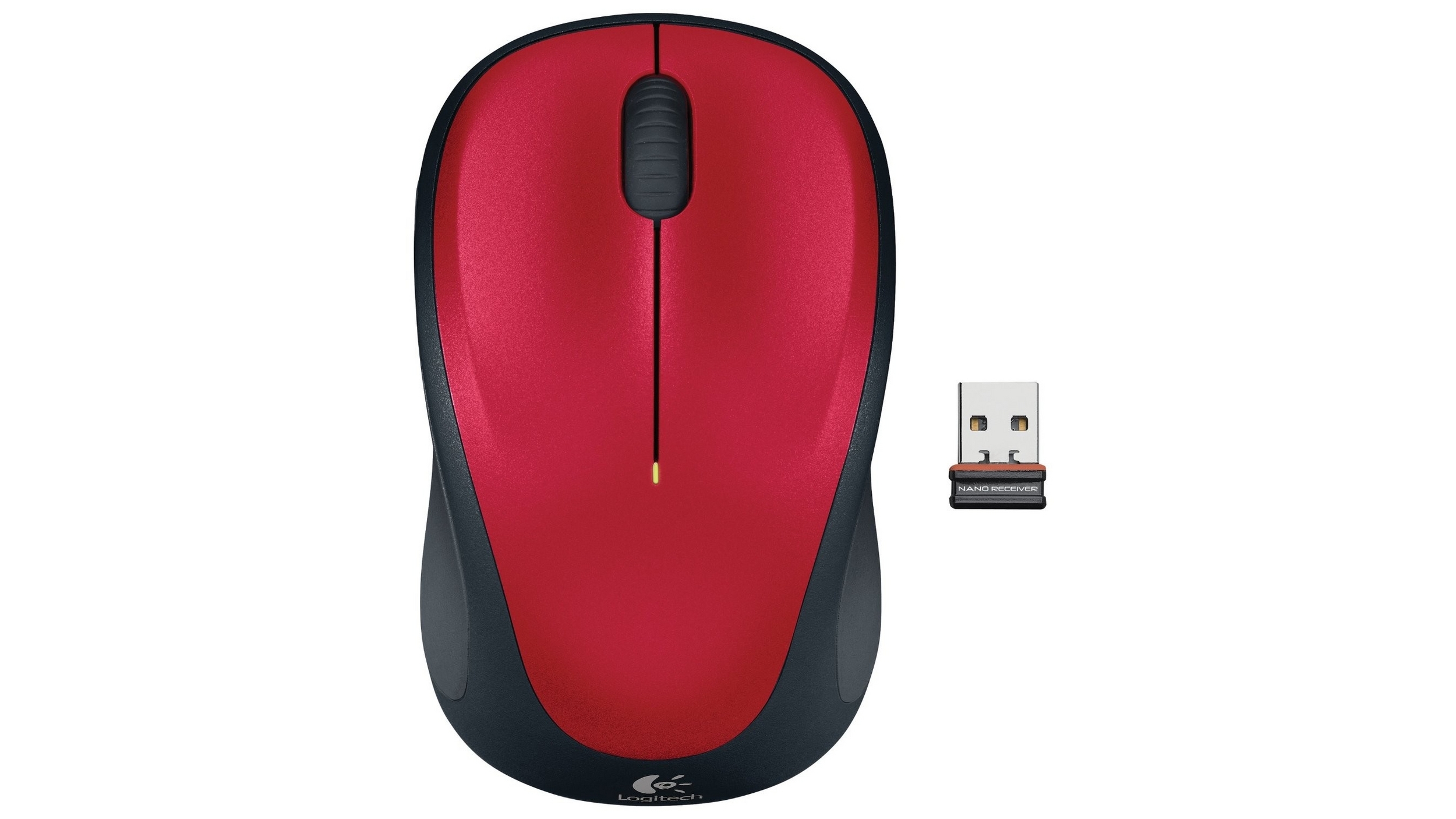 Logitech M235 Wireless Mouse - Red | Harvey Norman