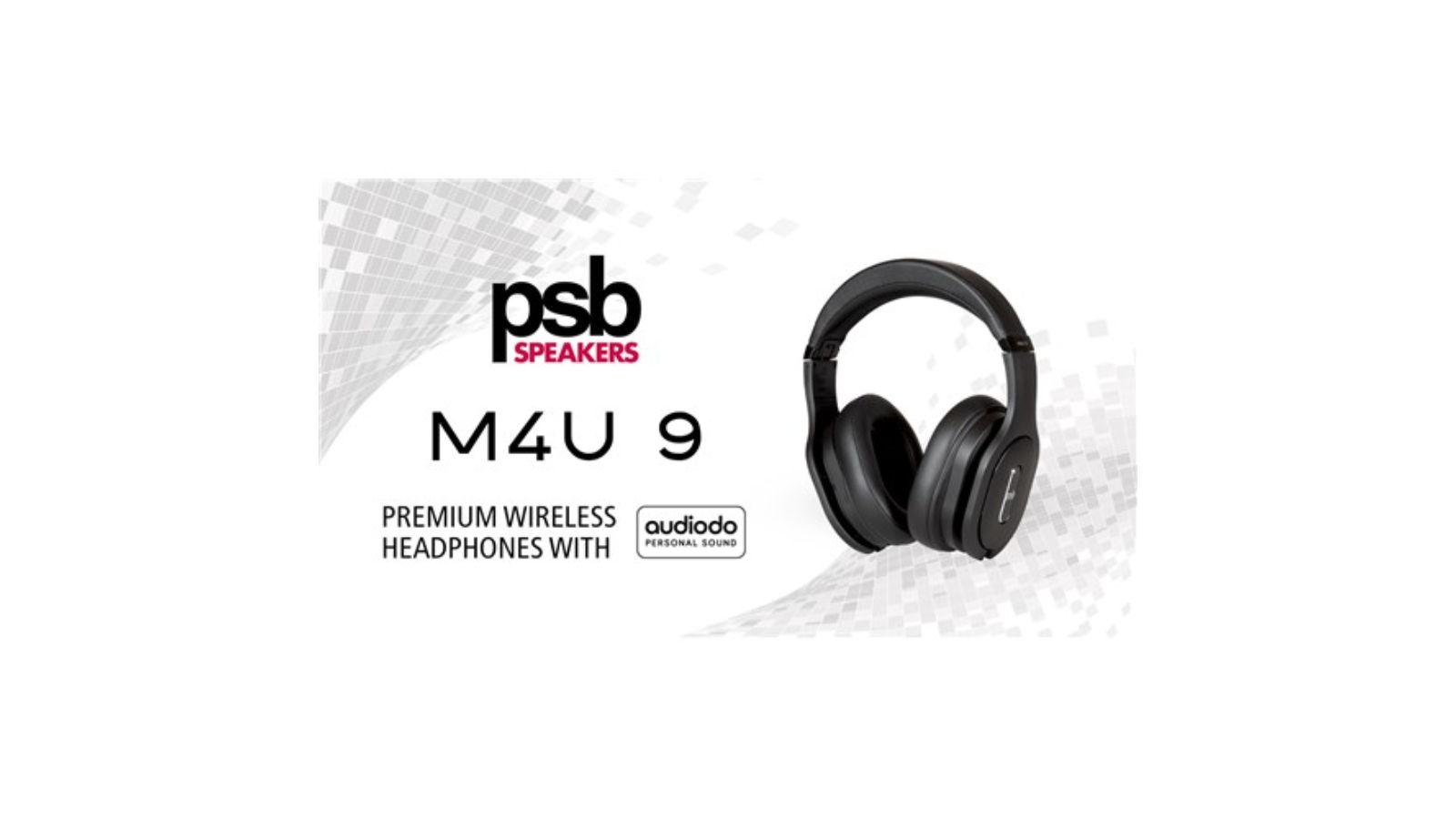 PSB M4U 9 Premium Wireless ANC Headphone - Black | Harvey Norman