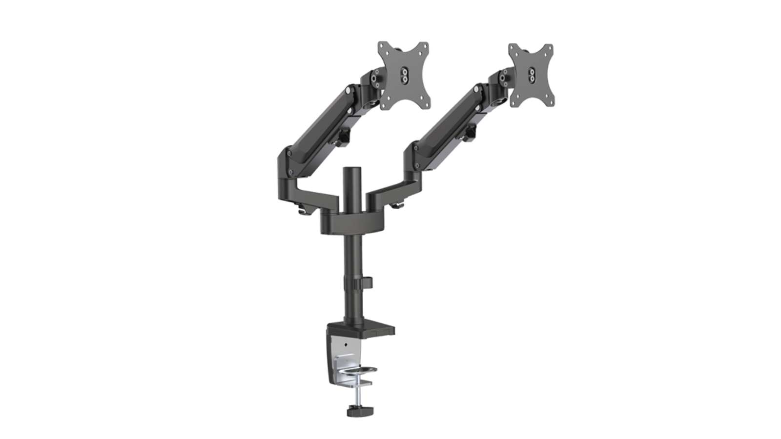 Brateck Dual Monitors Heavy-Duty Aluminum Gas Spring Monitor Arm ...