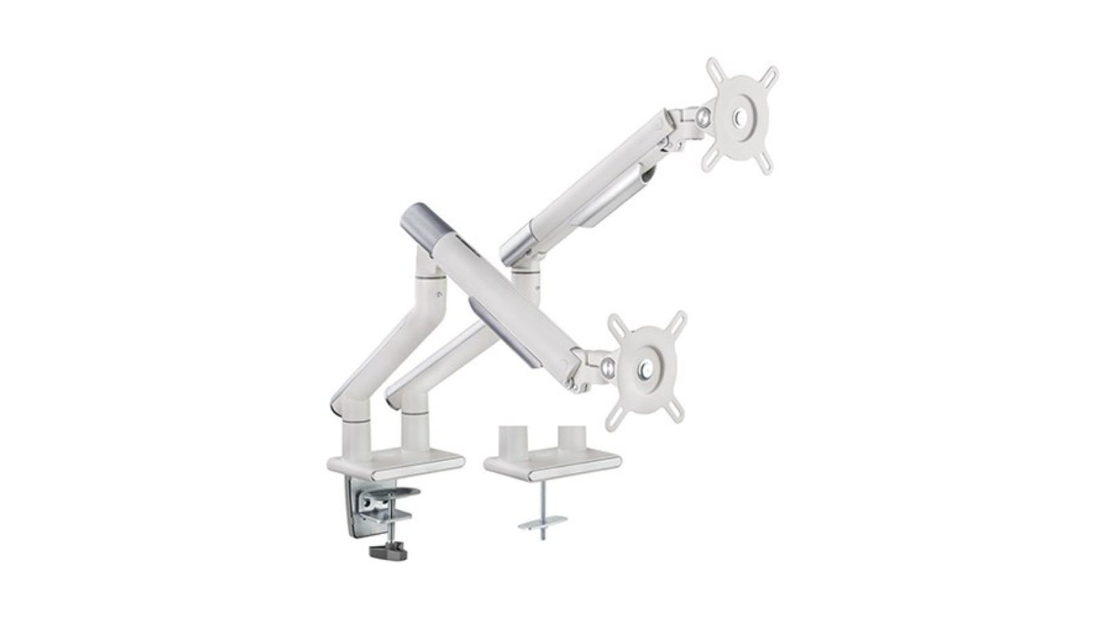 Brateck Dual Monitor Premium Slim Aluminum Spring-Assisted Monitor Arm ...