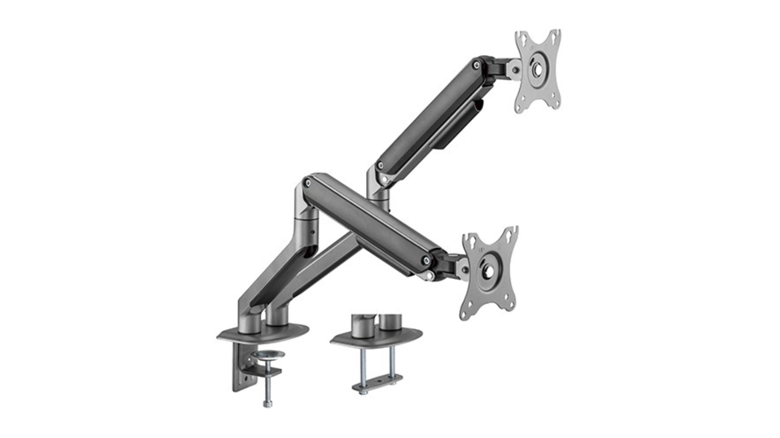 Brateck Dual Monitor Economical Spring-Assisted Monitor Arm - 17inch ...
