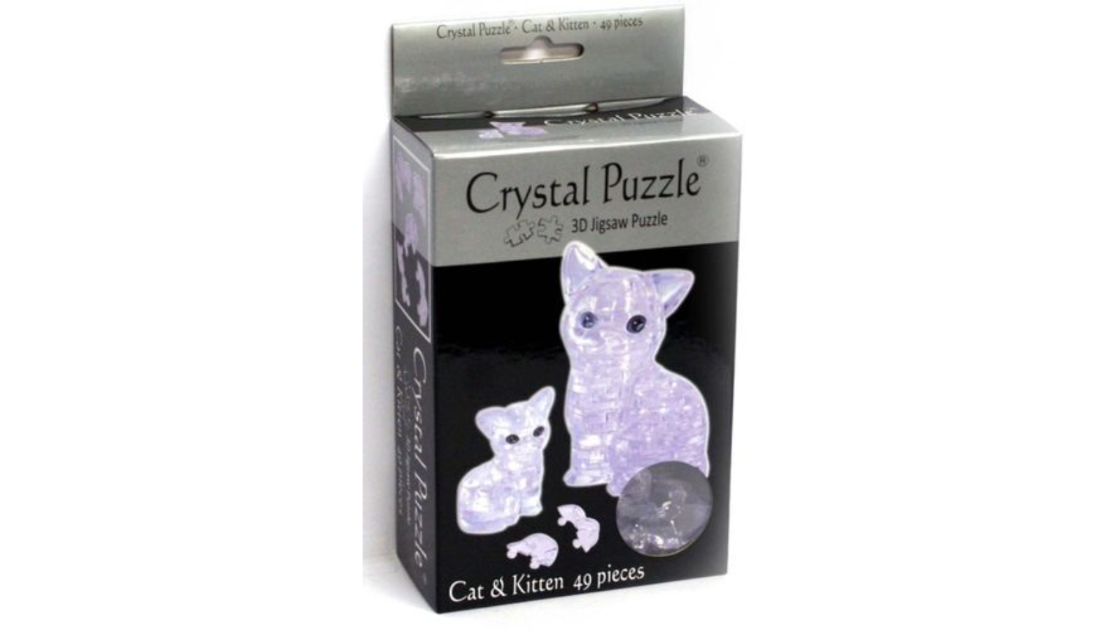 Jeruel Crystal Clear Cat and Kitten 3D Puzzle | Harvey Norman