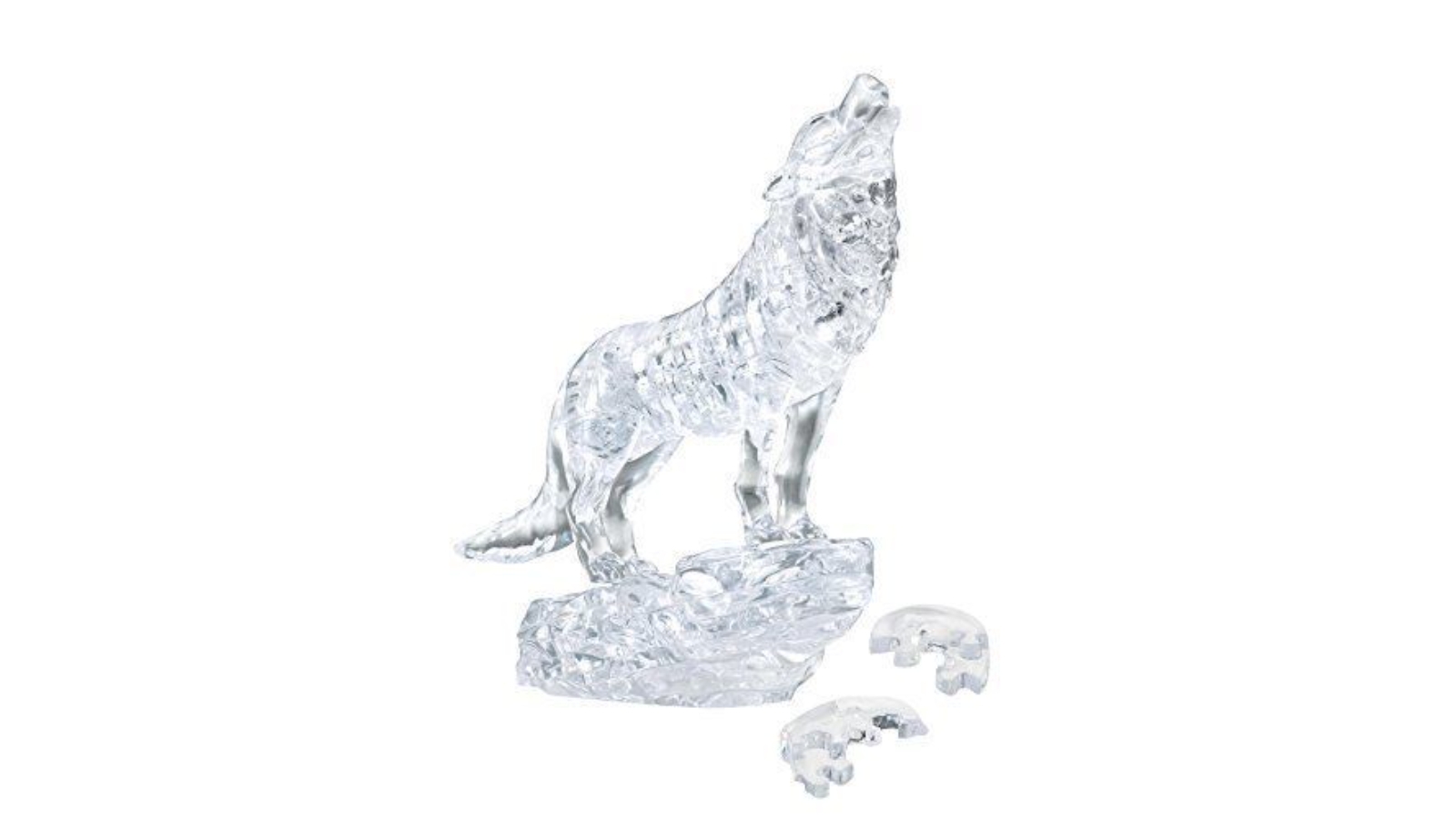 Jeruel Crystal Silver Wolf 3D Puzzle | Harvey Norman