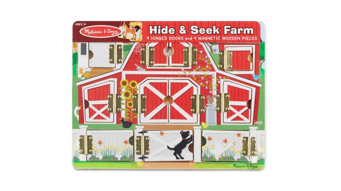 Melissa and doug hide and seek farm store