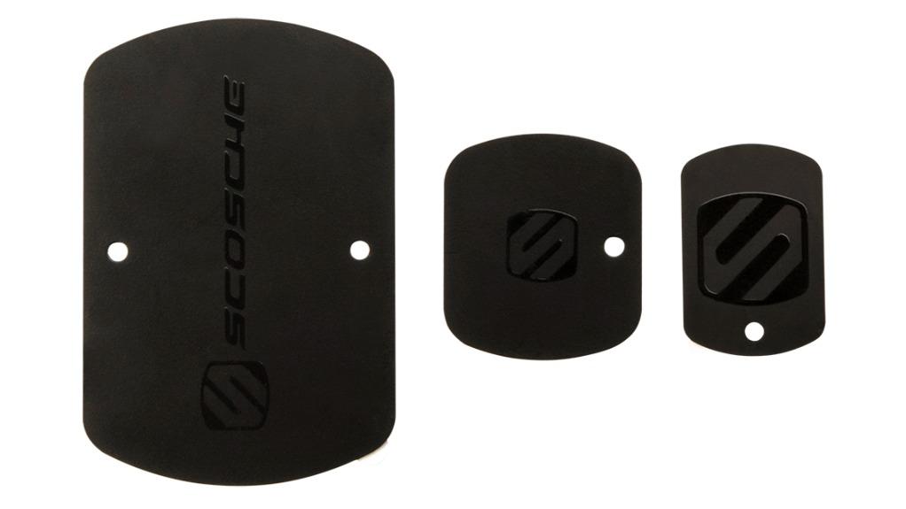 Scosche Magnetic Small Medium and Large Replacement Plate Kit - Black ...