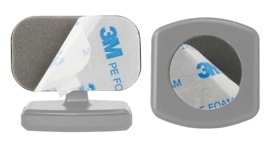 Scosche Magnetic Small Medium and Large Replacement Plate Kit - Black ...