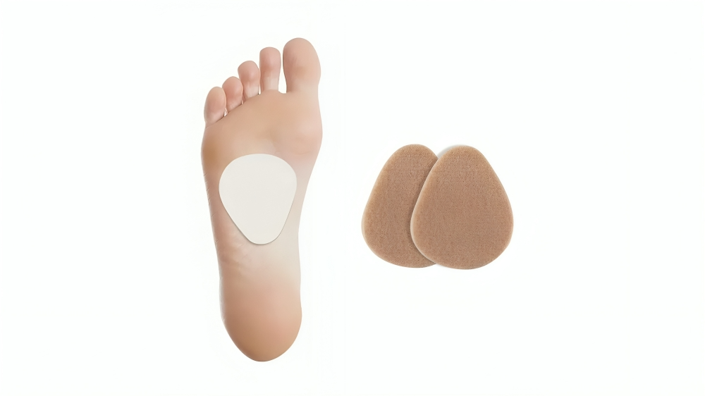 Caremax Wool Metatarsal Foot Sticky Pads for Pain Relief Forefoot ...