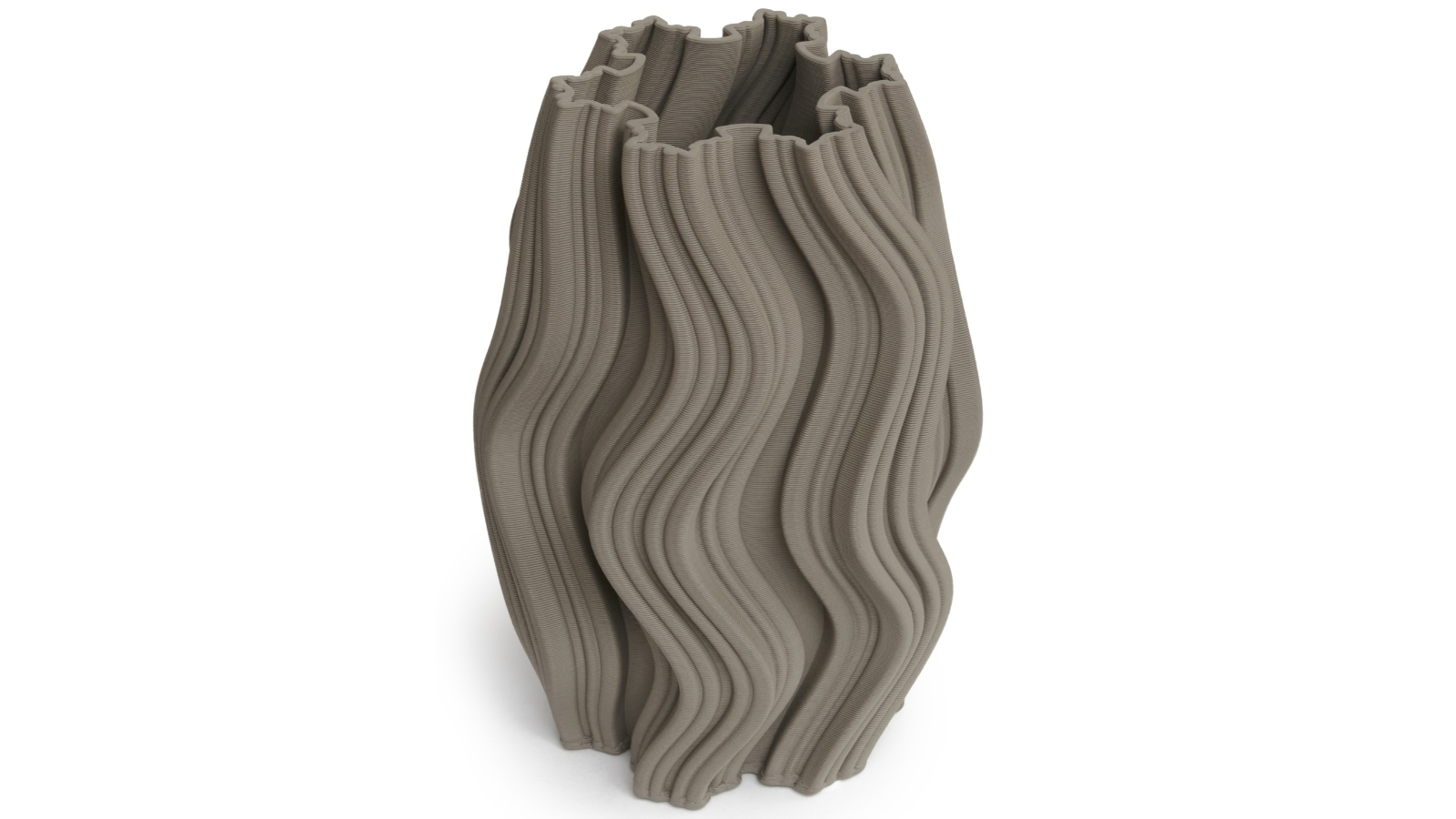 One Six Eight London (Osel) HARPER 30cm Vase - Tan | Harvey Norman