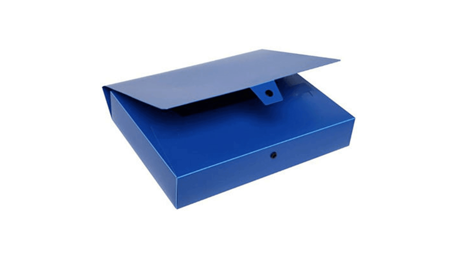Marbig Box of 10 6cm Button Closure A4 Box File - Blue | Harvey Norman