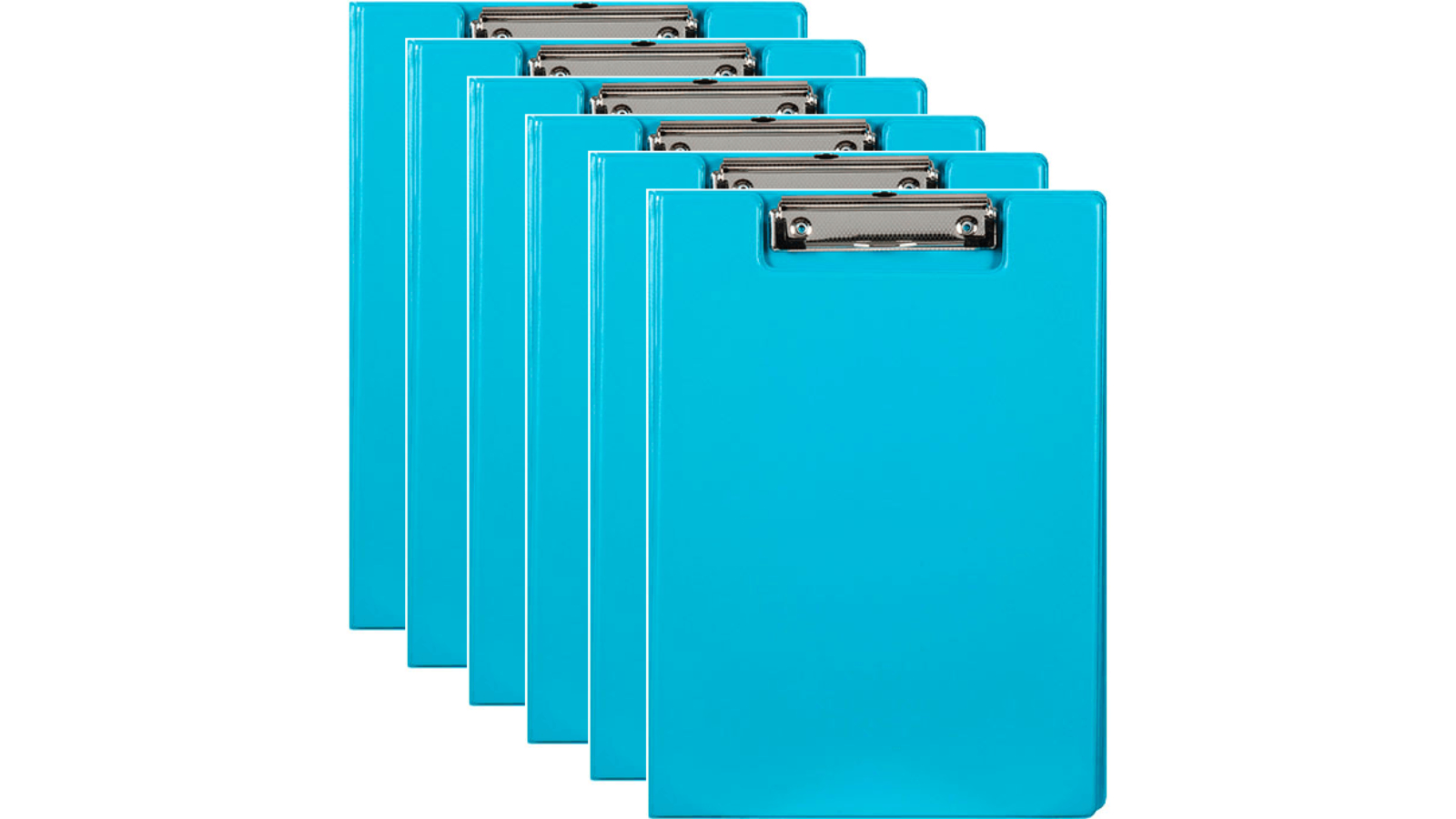 Marbig Pack of 6 PE A4 Clipfolder - Blue | Harvey Norman