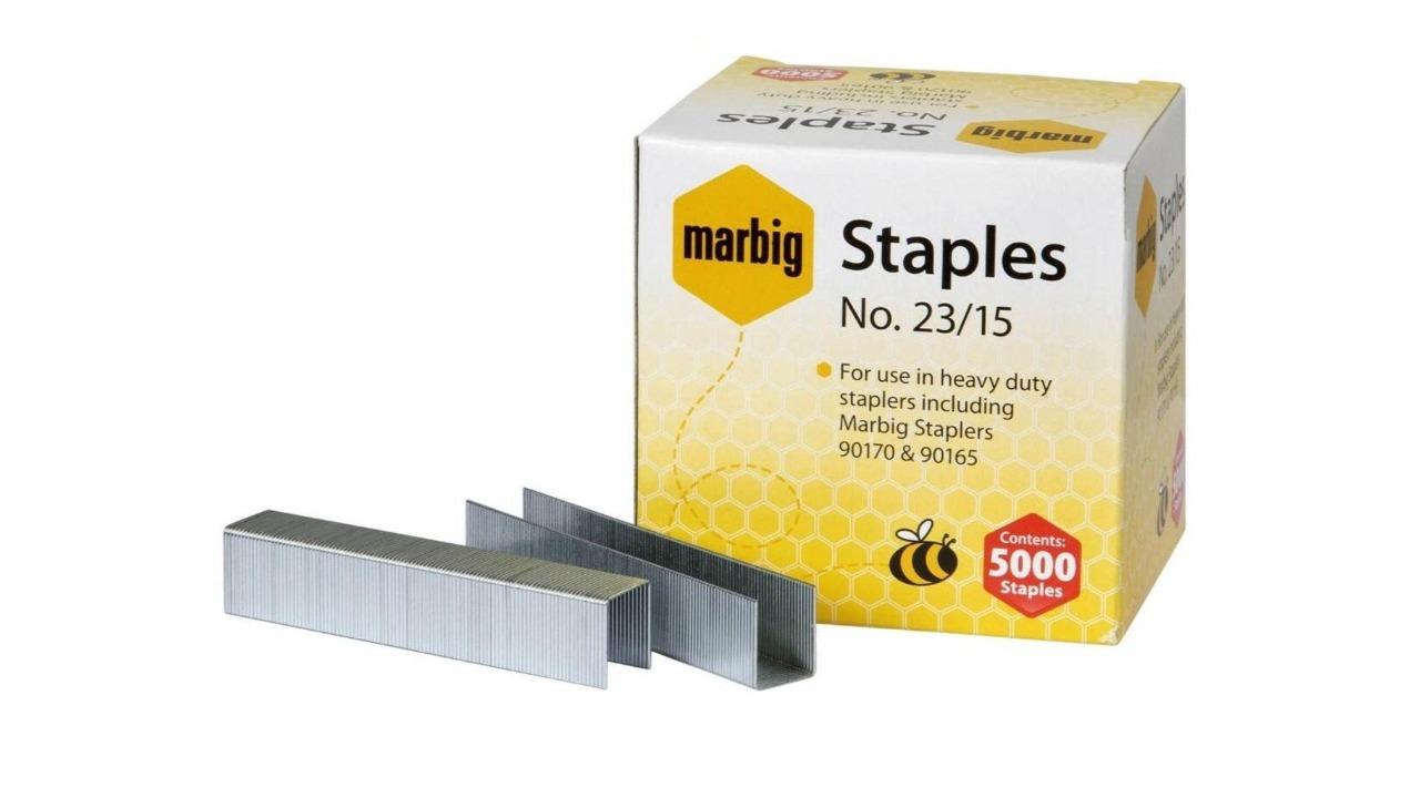 Marbig Box of 5000 Heavy Duty Staple 23/15 | Harvey Norman