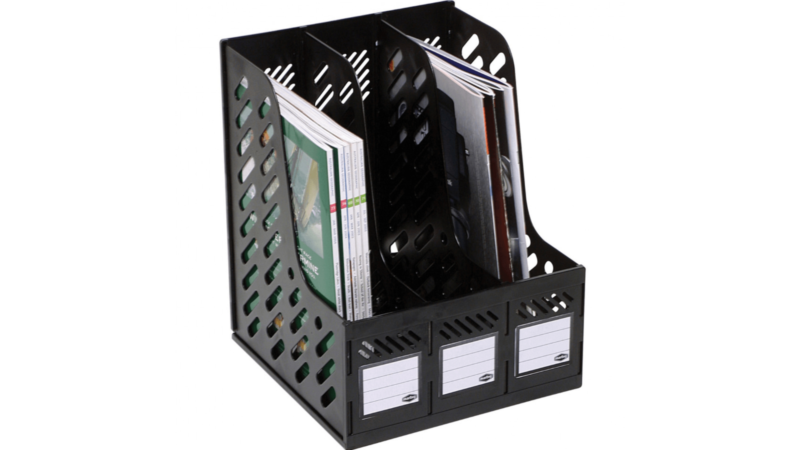Marbig 3 Section Magazine Book Rack | Harvey Norman