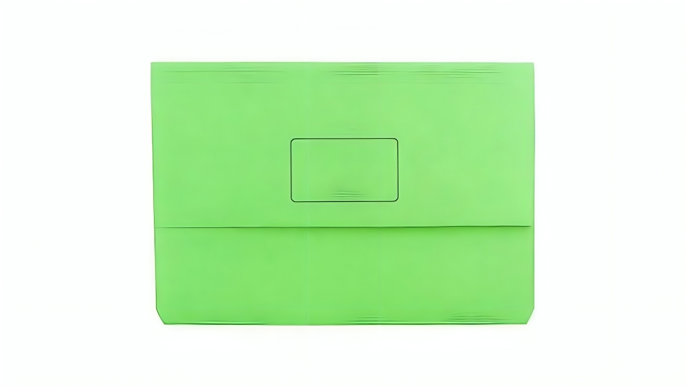 Marbig Pack of 50 Slimpick Document Wallet Foolscap - Green | Harvey Norman