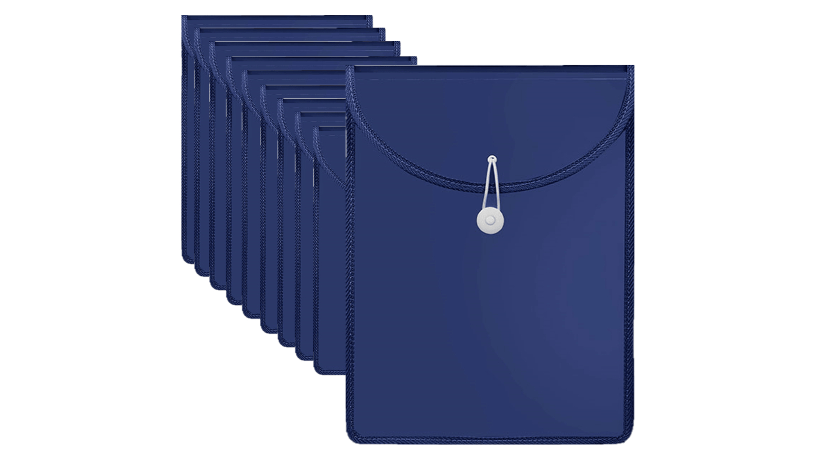 Marbig Pack of 10 Top Load File Folder with PP A4 Elastic Closure ...