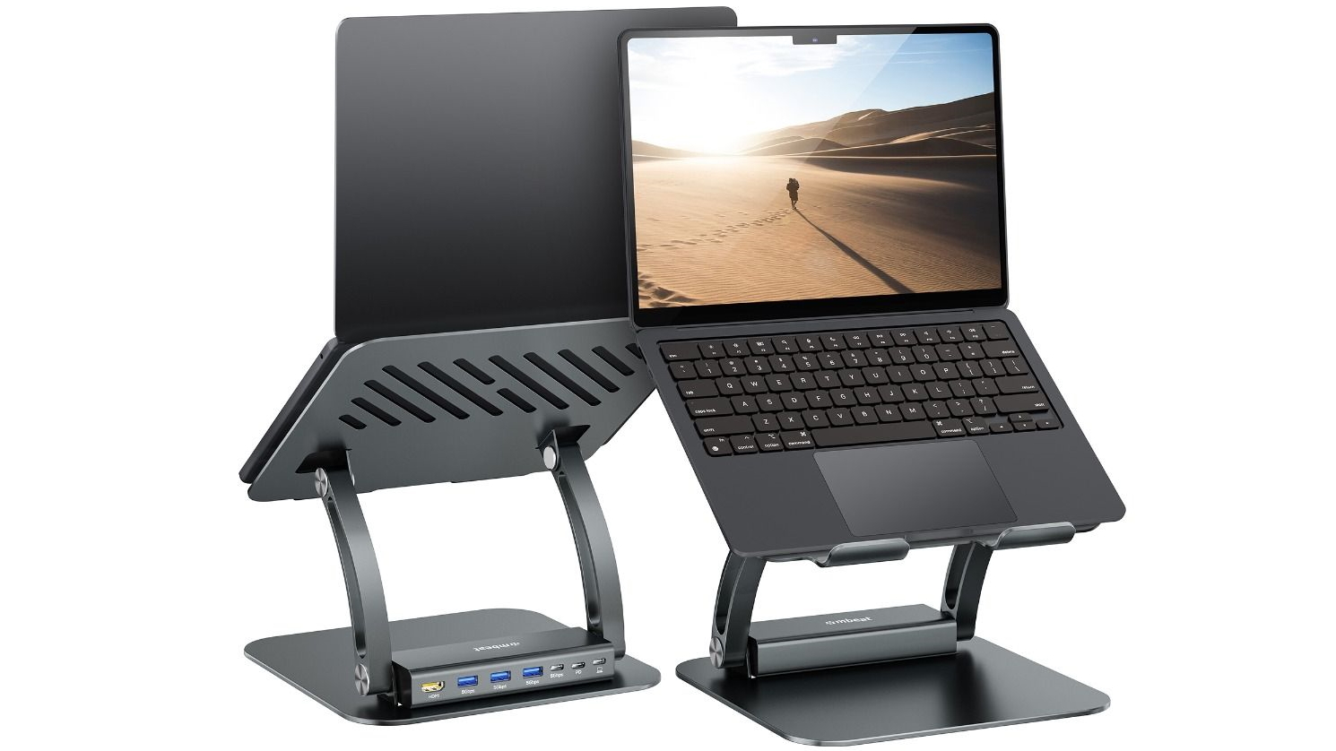 mbeat Stage P6 Laptop Stand with USB-C Dock | Harvey Norman