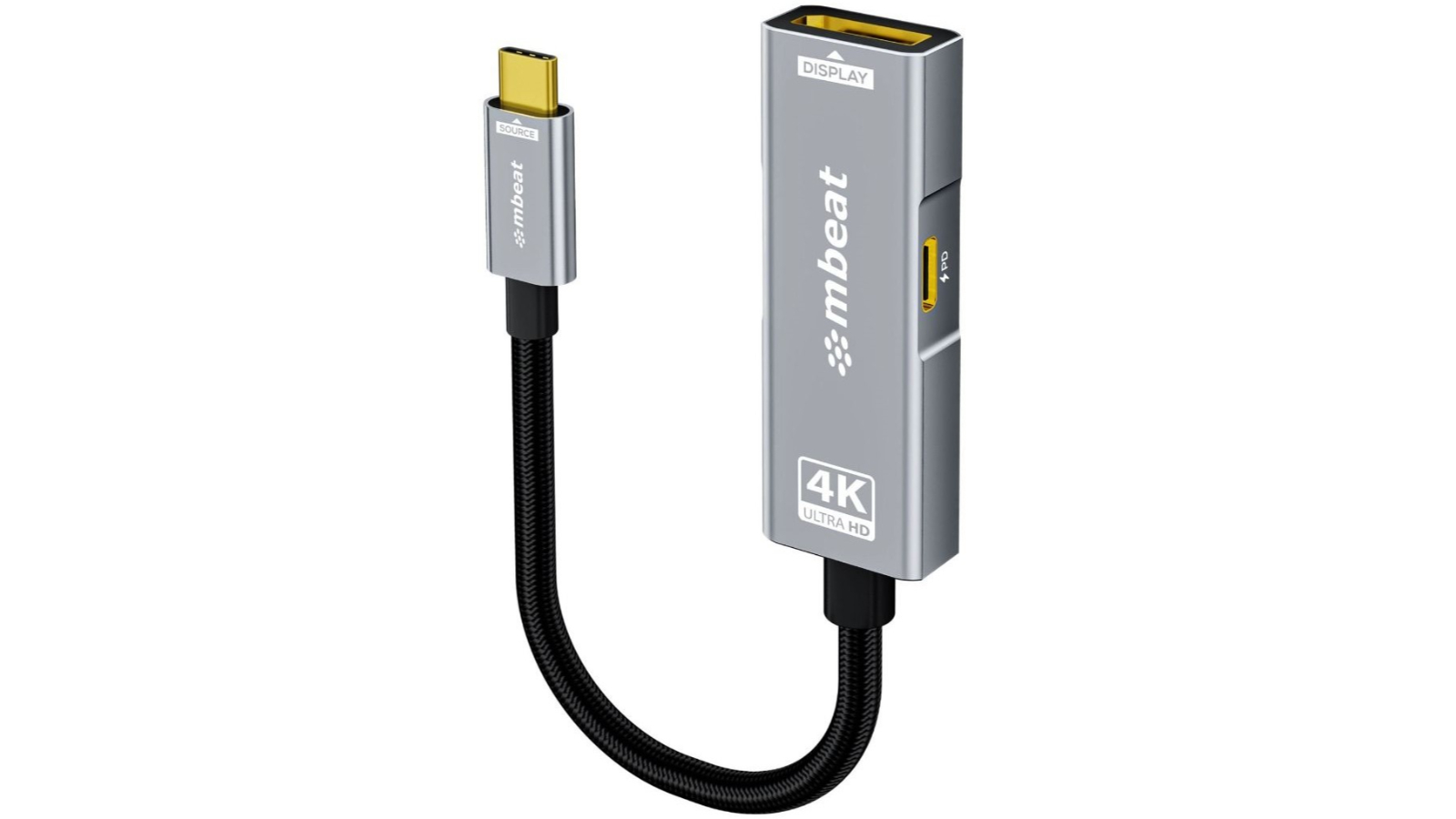 Mbeat Tough Link USB-C to DP Adapter with 100W PD - Space Grey | Harvey ...