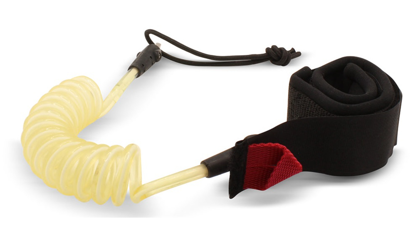 Maddog 120cm Coiled Bicep Bodyboard Strap Leash - Clear | Harvey Norman