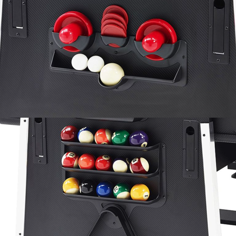TopOne Sports 7ft 4-in-1 MDF Multi-Functional Convertible Pool Table ...