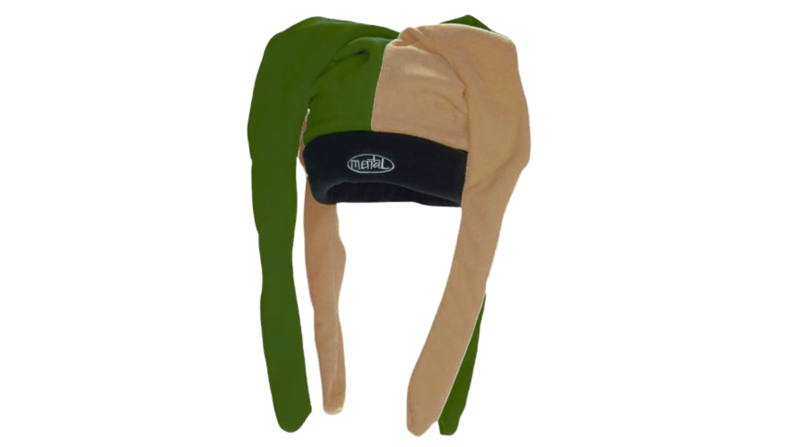 Mental Headgear Youth Size Quadster Funky Fleece Ski Hat - Brown/Olive ...