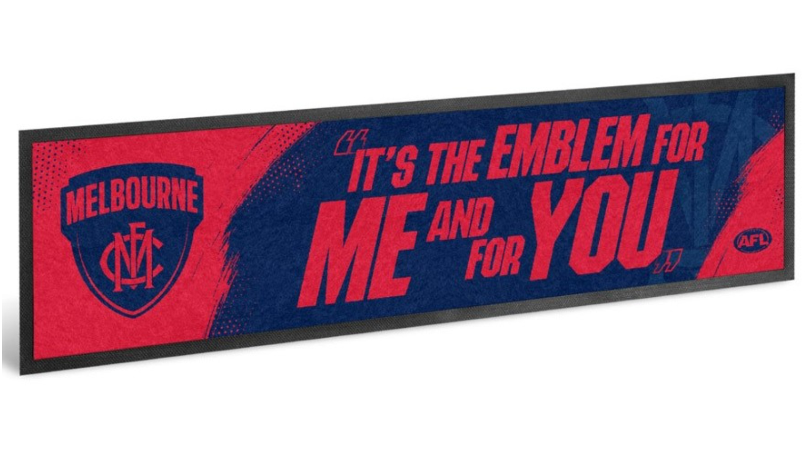 AFL Melbourne Demons Team Song Bar Runner Mat | Harvey Norman