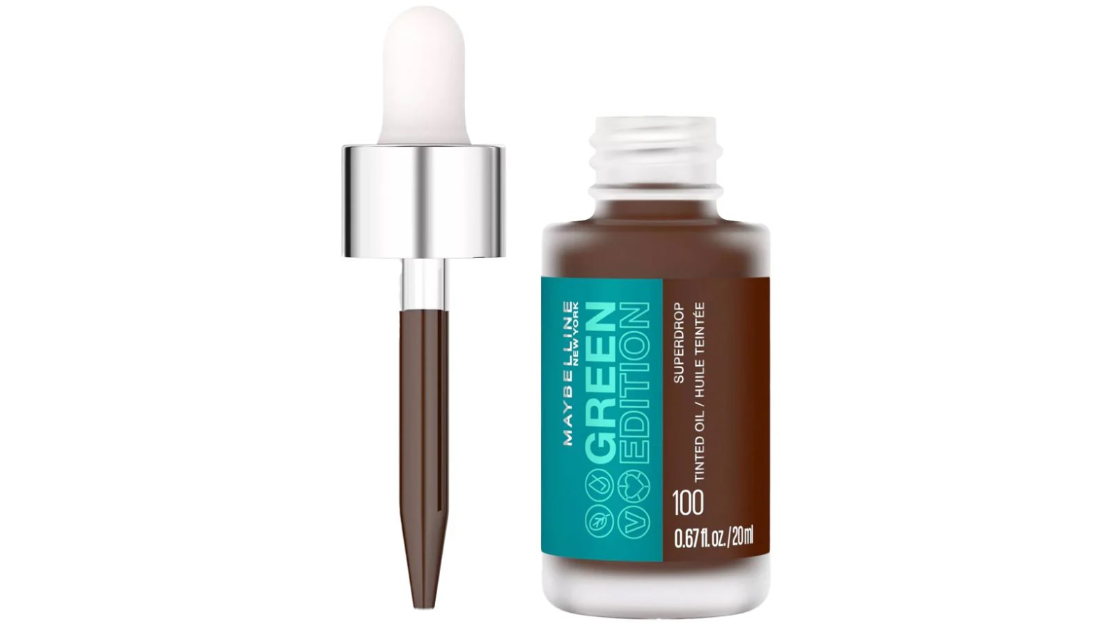 Maybelline 20ml Green Edition Superdrop Tinted Oil - Shade 100 | Harvey ...