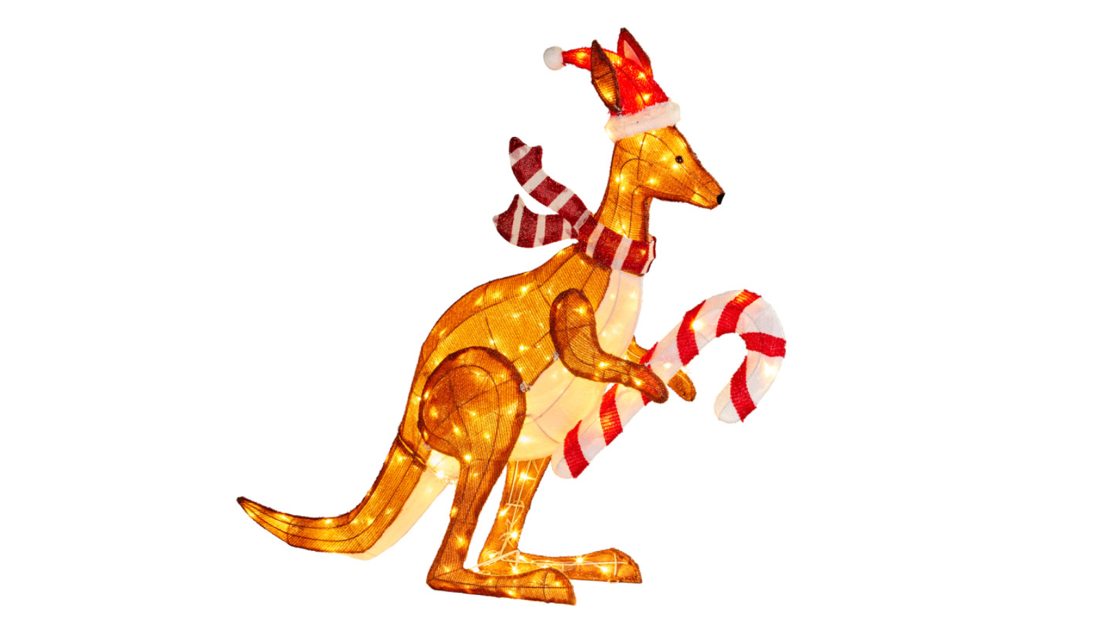 Klika Indoor/Outdoor Christmas Kangaroo Display with Light - 99cm ...
