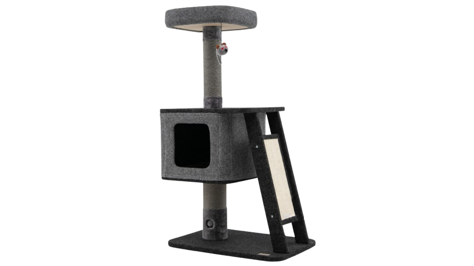 Costway 3-Level Cat Tree Tower Climb Stand Scratching Ramp | Harvey Norman