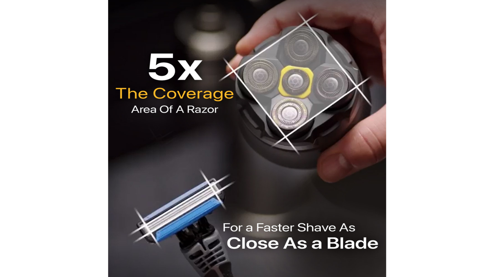 As Seen on TV MicroTouch Titanium Head Shaver | Harvey Norman